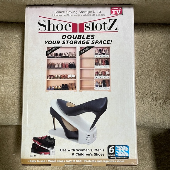 Storage & Organization | Shoe Slotz Organize Your Shoes And Double Your ...
